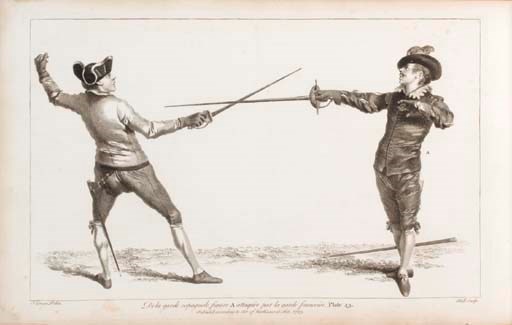 ANGELO, Domenico (1717?-1802). The School of Fencing, with a general ...