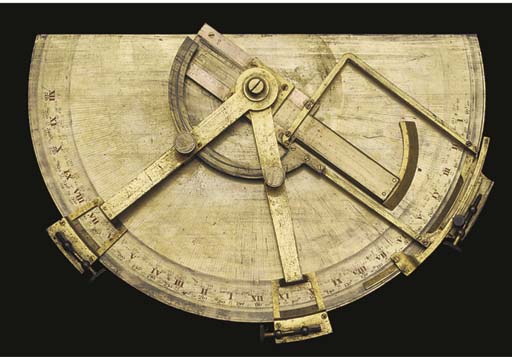 A complex and possibly unique 18th-Century lacquered-brass longitude ...