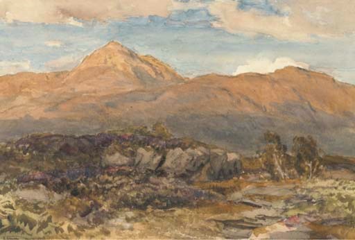 Thomas Collier (1840-1891) , A view of Glen Dochart, Perthshire ...