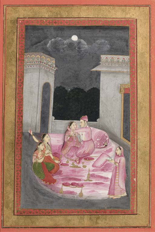 Holi, Provincial Mughal, Awadh, Late 18th century