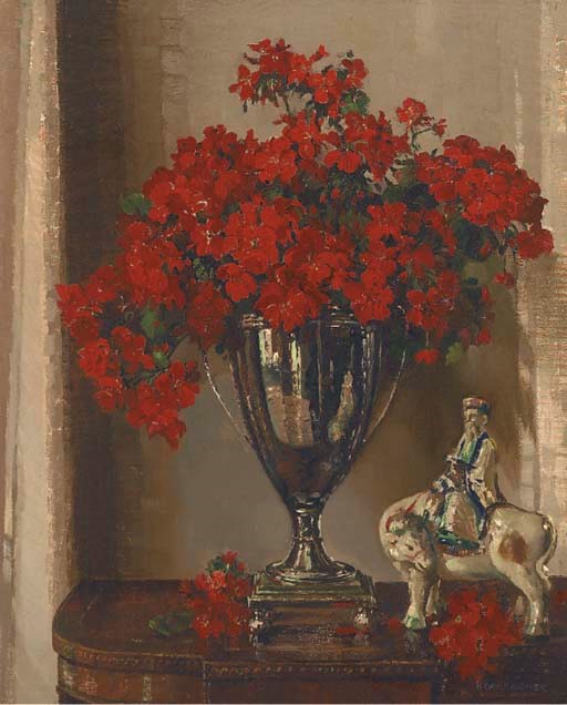Herbert Davis Richter (1874-1955) , Geraniums | Christie's