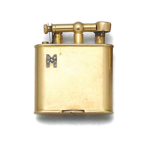 An 18ct gold Dunhill Unique petrol lighter, | Christie's