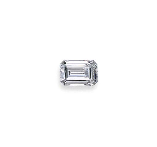 AN UNMOUNTED CUT-CORNERED RECTANGULAR-CUT DIAMOND | Christie's