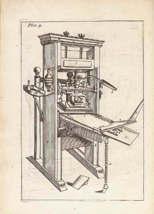 MOXON, Joseph. Mechanick Exercises, or the Doctrine of Handy-Works ...