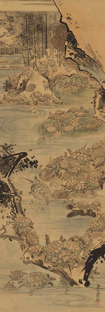 Watanabe Shiko (1683-1755) , Hundred turtles | Christie's