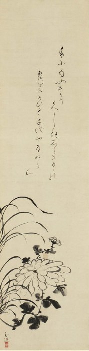 Ike Gyokuran (1727-1784) , Chrysanthemum | Christie's