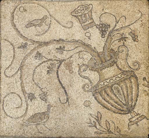 A BYZANTINE MARBLE MOSAIC PANEL , CIRCA LATE 5TH-EARLY 6TH CENTURY A.D ...