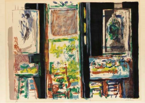 REGINALD MURRAY POLLACK (1925-2001) , Interior with Open Door ...