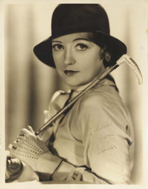 MARION DAVIES SIGNED PHOTOGRAPH TO CLARK GABLE BY GEORGE HURRELL