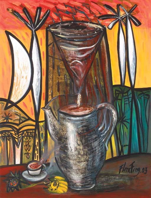 Flora Fong (Cuban b. 1949) , La colada cotidiana | Christie's