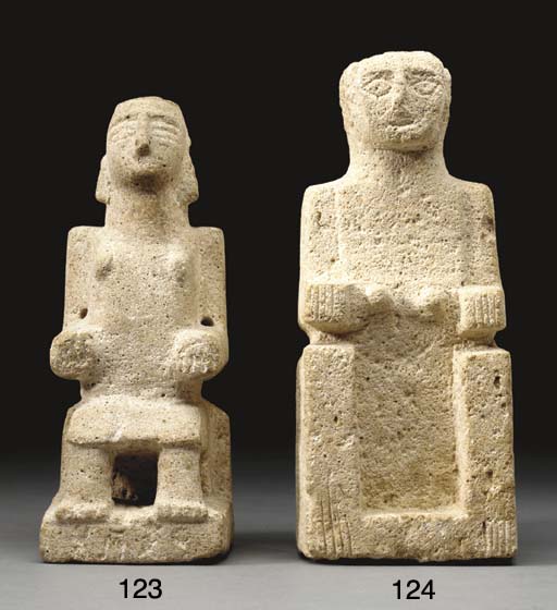 A SOUTH ARABIAN LIMESTONE PILLAR STELE , CIRCA 2ND CENTURY B.C.-2ND ...