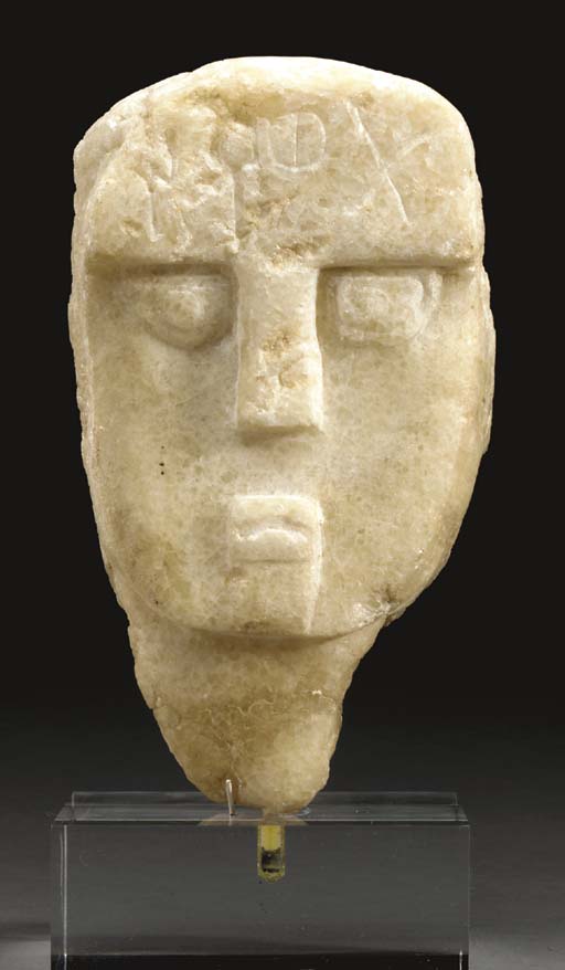 A SOUTH ARABIAN LIMESTONE PILLAR STELE , CIRCA 2ND CENTURY B.C.-2ND ...
