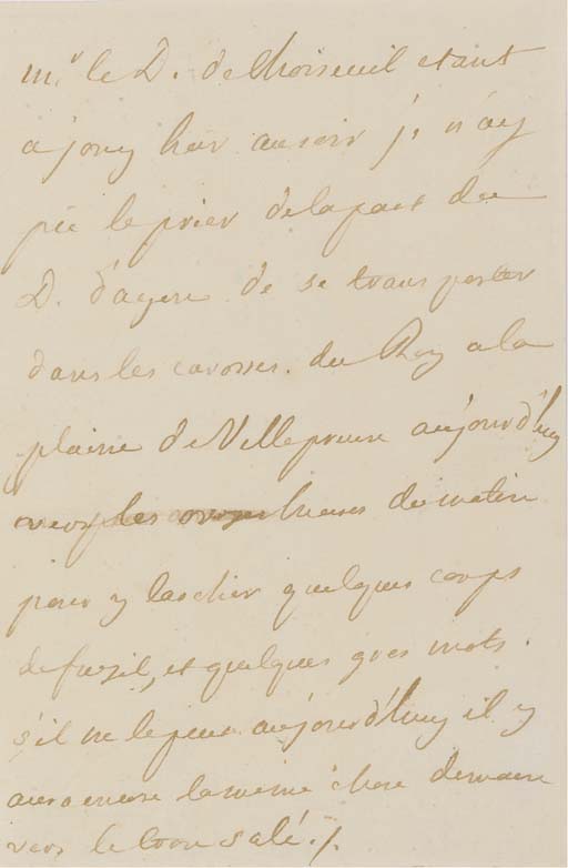 LOUIS XV (1710-1774). Lettre autographe adressée au duc de Choiseul. S ...
