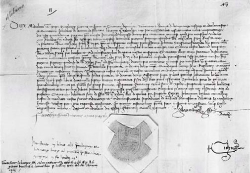 FRANCESCO SFORZA (1401-1466). Magnifica lettera firmata (Francisc ...