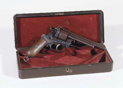 A DUTCH 9.4 MM. 1873 SERVICE REVOLVER , BY P. STEVENS, MAASTRICHT, LAST ...