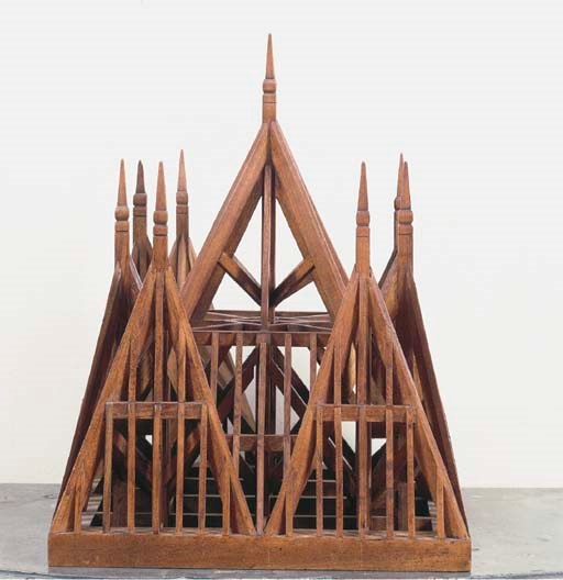 A FRENCH ARCHITECTURAL MODEL WITH EIGHT SPIRES , 20TH CENTURY | Christie's
