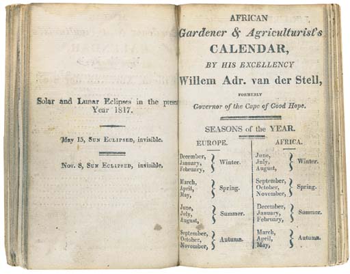 ROSS, George (Ed.). The African Court Calendar and Directory for 1817 ...