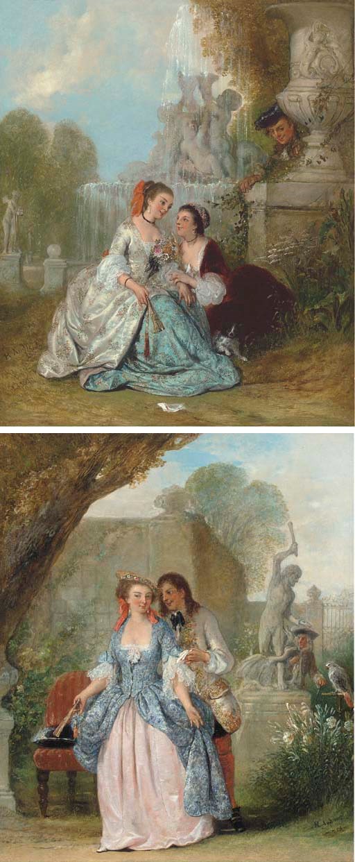 Henry Andrews (fl. 1830-1860) , The proposal; and The scandal | Christie's