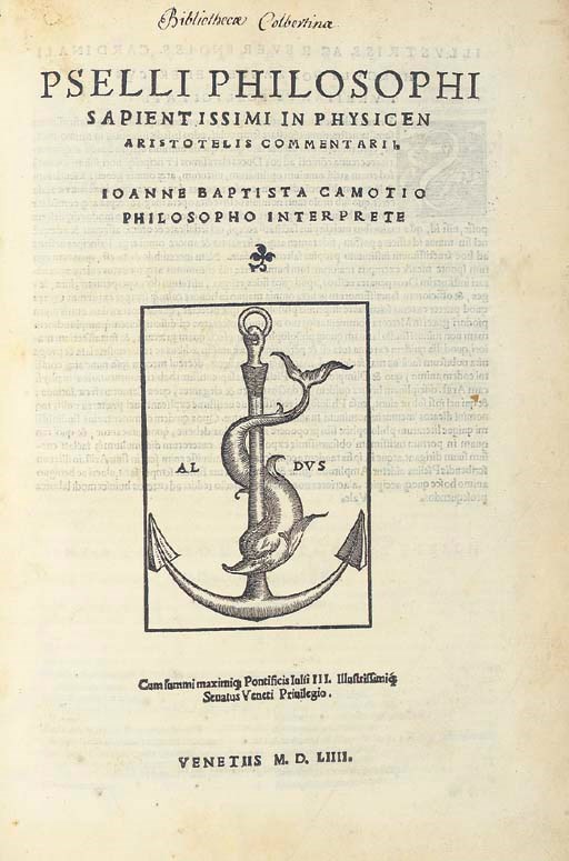 PSELLUS, Michael (1018-1078). In Physicen Aristotelis Commentarii ...