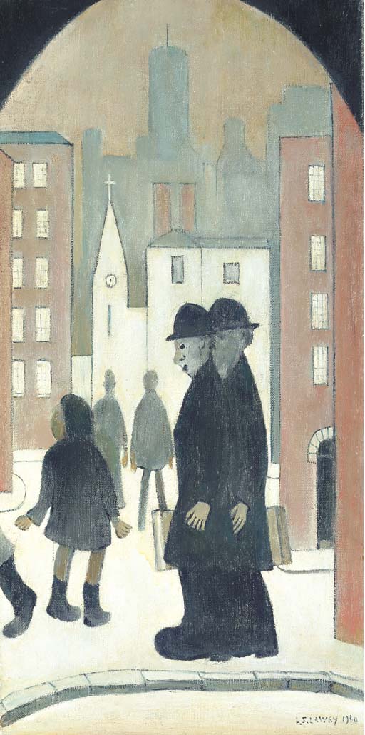 Laurence Stephen Lowry, R.A. (1887-1976) , Edward Henry Street, Rhyl ...