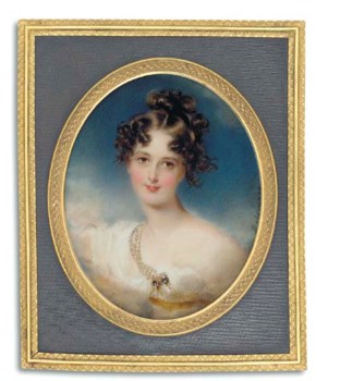 MORITZ MICHAEL DAFFINGER (AUSTRIAN, 1790-1849), Princess Clementina ...