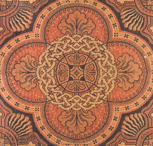 A Woven Wool Gothic Revival Triple Cloth Carpet | Christie's