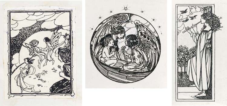 Emma Florence Harrison (fl.1877-1925) , Illustrations for Tennyson's ...