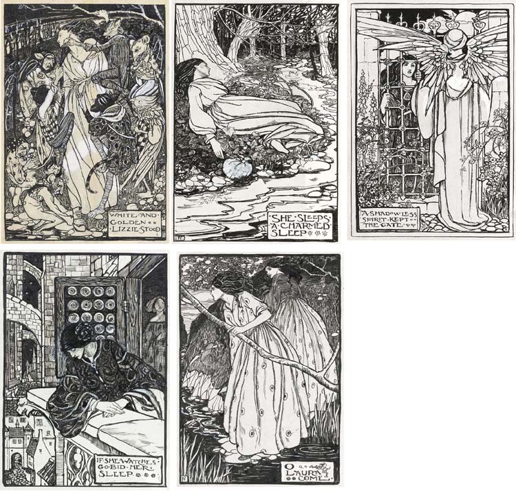 Emma Florence Harrison (fl.1877-1925) , Illustrations for Tennyson's ...