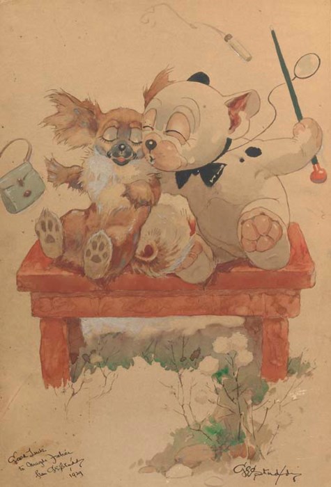 George Ernest Studdy (1878-1948) , A love-struck Bonzo | Christie's