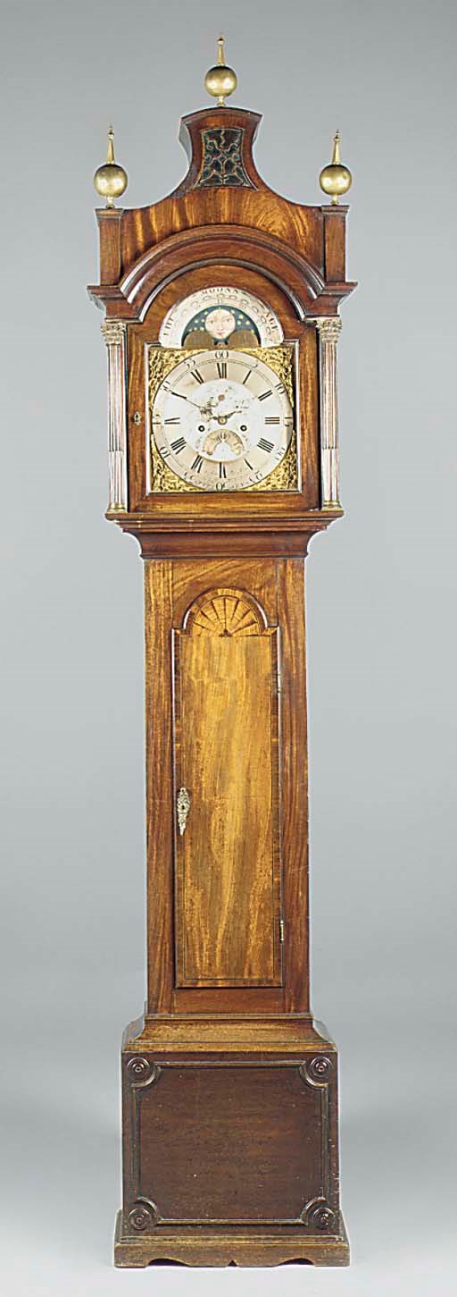 A George III mahogany longcase clock, circa 1780 | Christie's