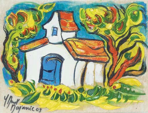 Isabelle Duret-Dujarric (b.1949) , La chapelle de campagne | Christie's