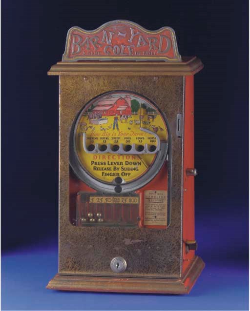 THE BARN-YARD TABLE-TOP AMERICAN GOLF SLOT MACHINE | Christie's