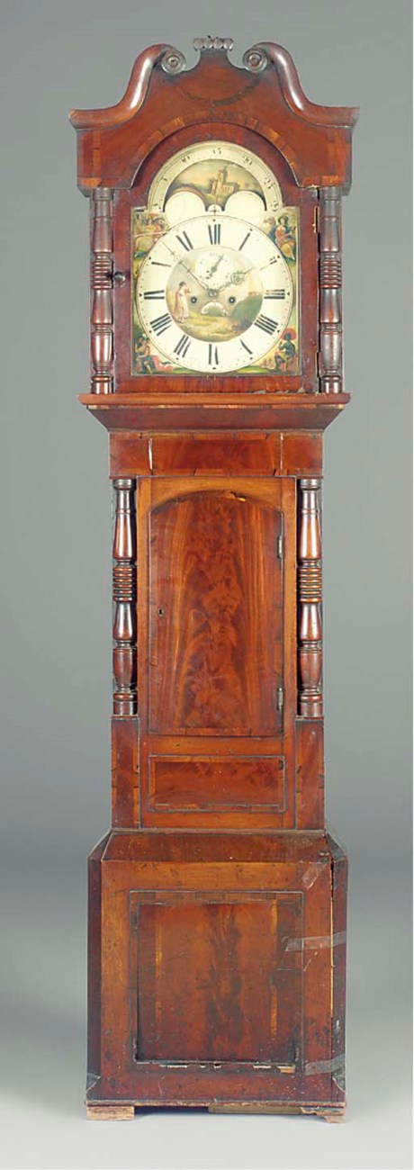 A Victorian mahogany longcase clock, mid 19th century