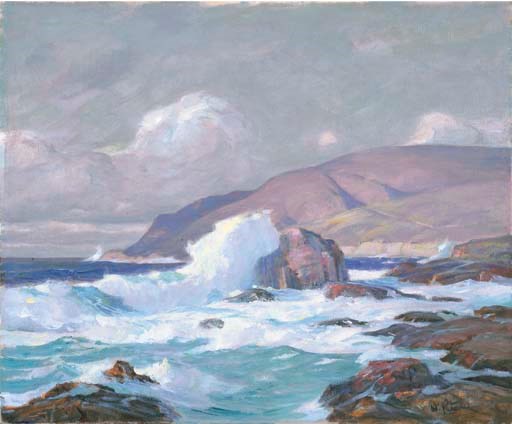 WILLIAM RITSCHEL (1864-1949) , Headlands - Carmel Highlands, California ...