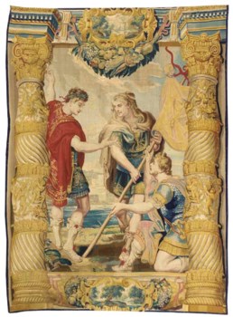 A BRUSSELS HISTORICAL TAPESTRY , MID-17TH CENTURY, AFTER PETER PAUL ...