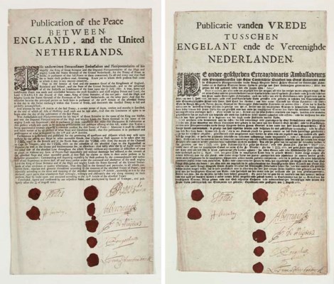 [BREDA, TREATY OF, 1667]. Publication of the Peace Between England, and ...