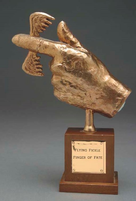 LAUGH-IN FLYING FICKLE FINGER OF FATE AWARD , 1969 | Christie's