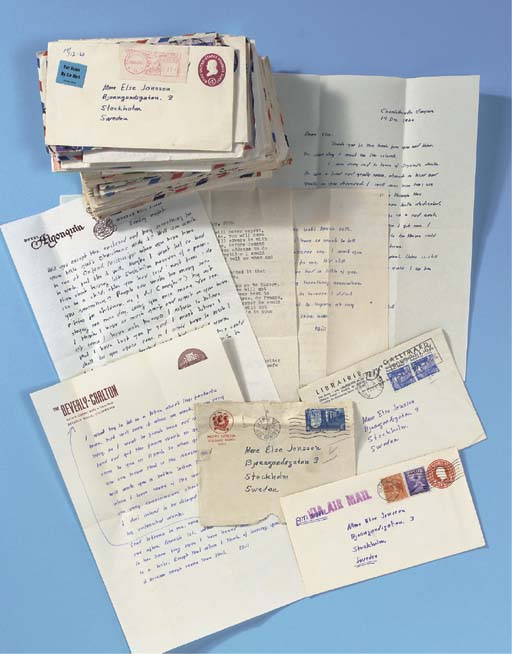 FAULKNER, William (1897-1962). A group of 62 letters comprising HIS ...