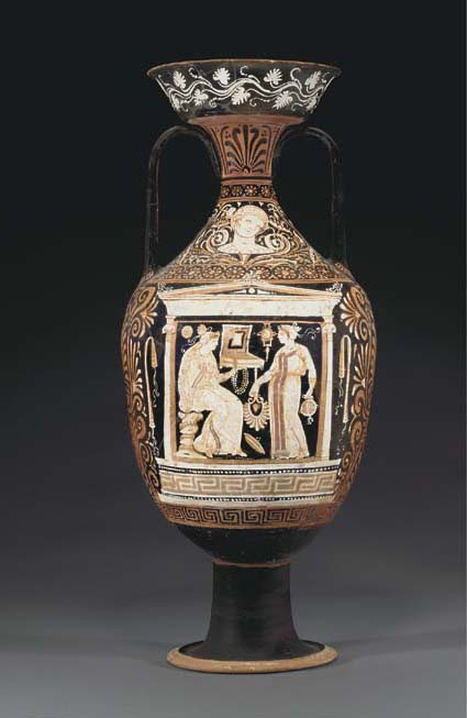 AN APULIAN RED-FIGURED AMPHORA , CIRCA 330-310 B.C. | Christie's