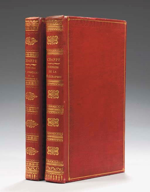 CHAPPE, Ignace (1762-1829). Histoire de la télégraphie. Paris: Crapelet ...
