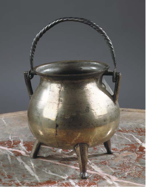 A BRONZE CAULDRON