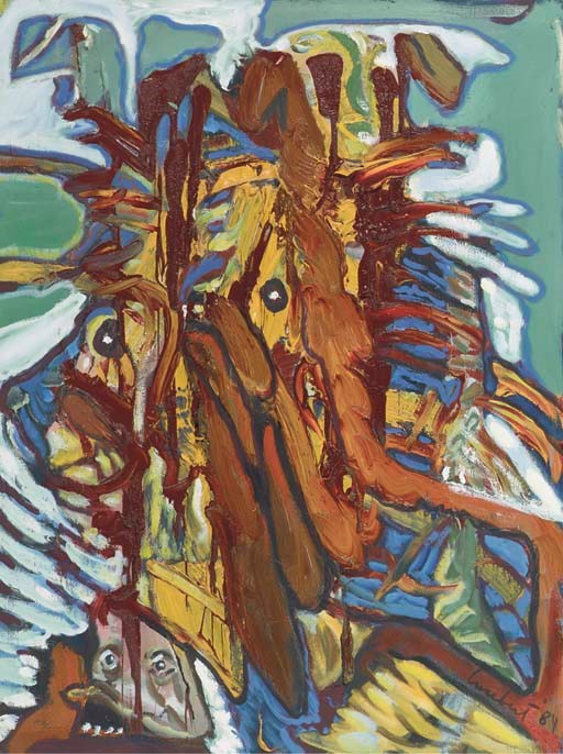 Lucebert (Dutch, 1924-1994) , Silenus | Christie's