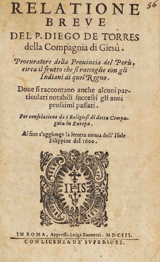 DIEGO DE TORRES BOLLO (1551-1638) | Christie's