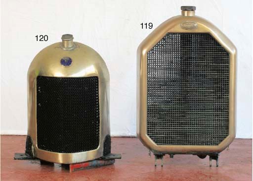 Humber - An original radiator from an early 1920s car; german-silver ...