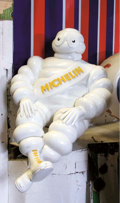 Michelin "Bibendum" - An early post-war advertuising totem figure of Mr ...