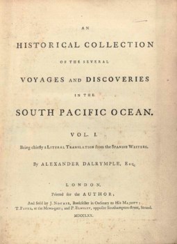 ALEXANDER DALRYMPLE (1737-1808) | Christie's