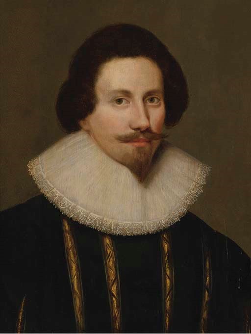 Attributed to Cornelius Jansen (1590-1665) , Portrait of a gentleman ...