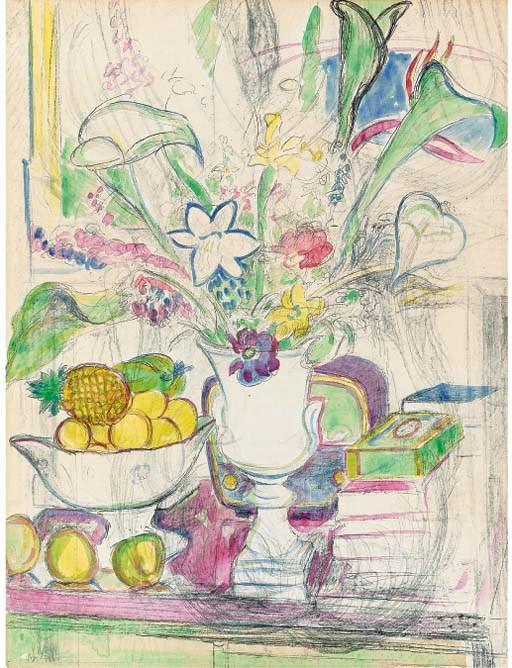 Edward Wolfe, R.A. (1897-1982) , Still life with mirror, 77 Bedford ...