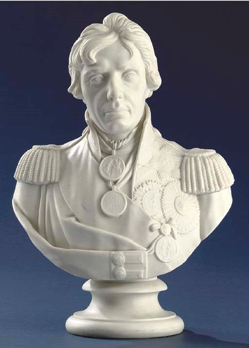 A MID 19TH CENTURY COPELAND PARIAN WARE BUST OF LORD NELSON | Christie's