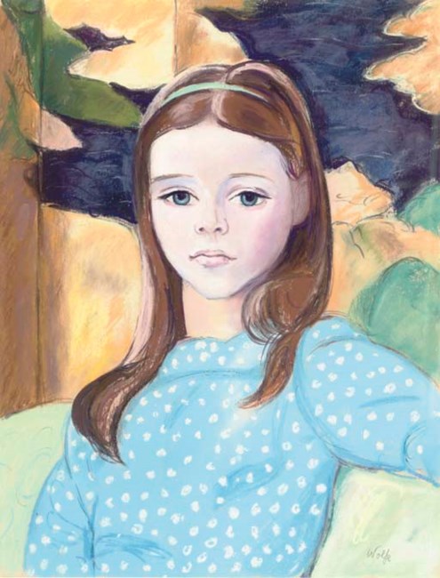 Edward Wolfe, R.A. (1897-1982) , Portrait of a young girl | Christie's